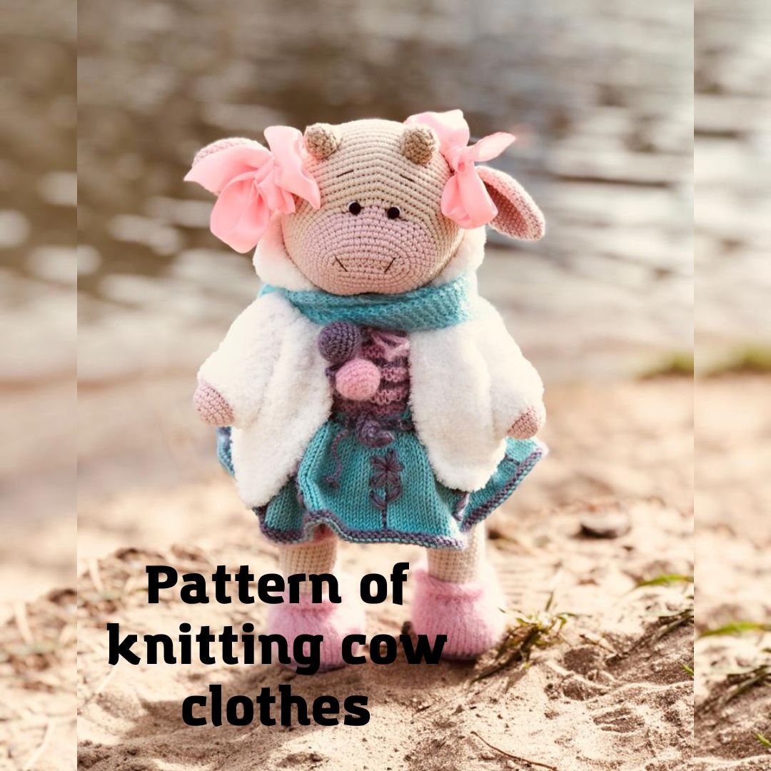 Pattern of Knitting Cow Clothes - Etsy