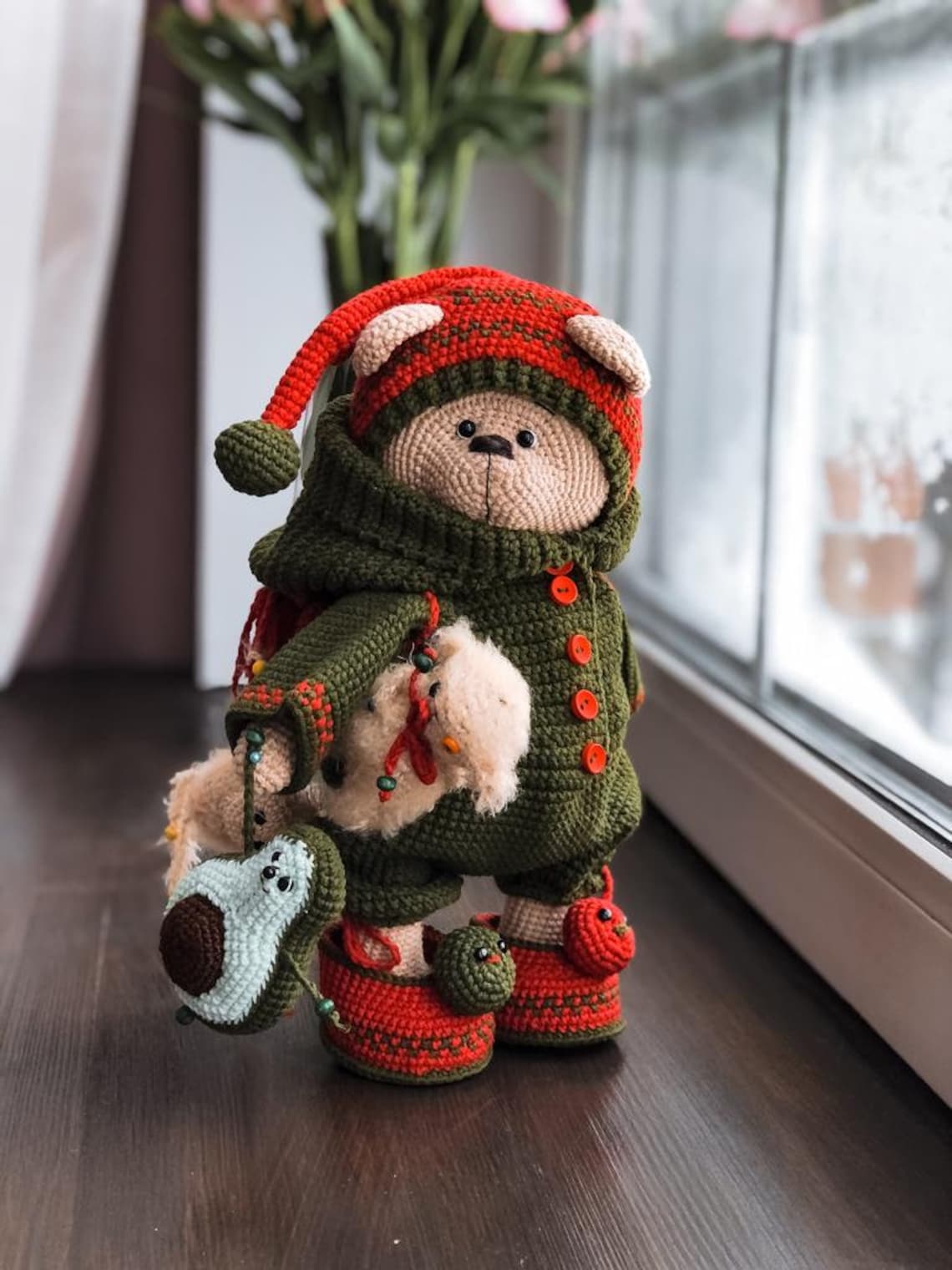 Crochet Pattern of Christmas Clothes for a Bear Teddy. - Etsy Australia