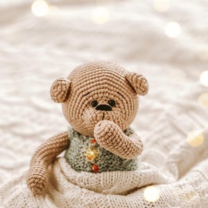 Crochet Pattern of a LITTLE Teddy Bear. - Etsy
