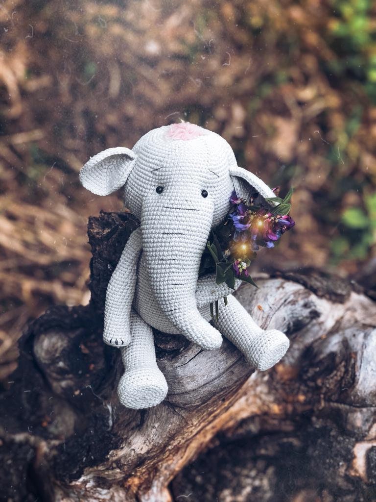 Crochet Elephant Pattern. - Etsy