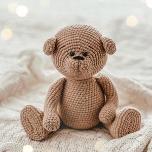 Crochet Pattern of a LITTLE Teddy Bear. - Etsy