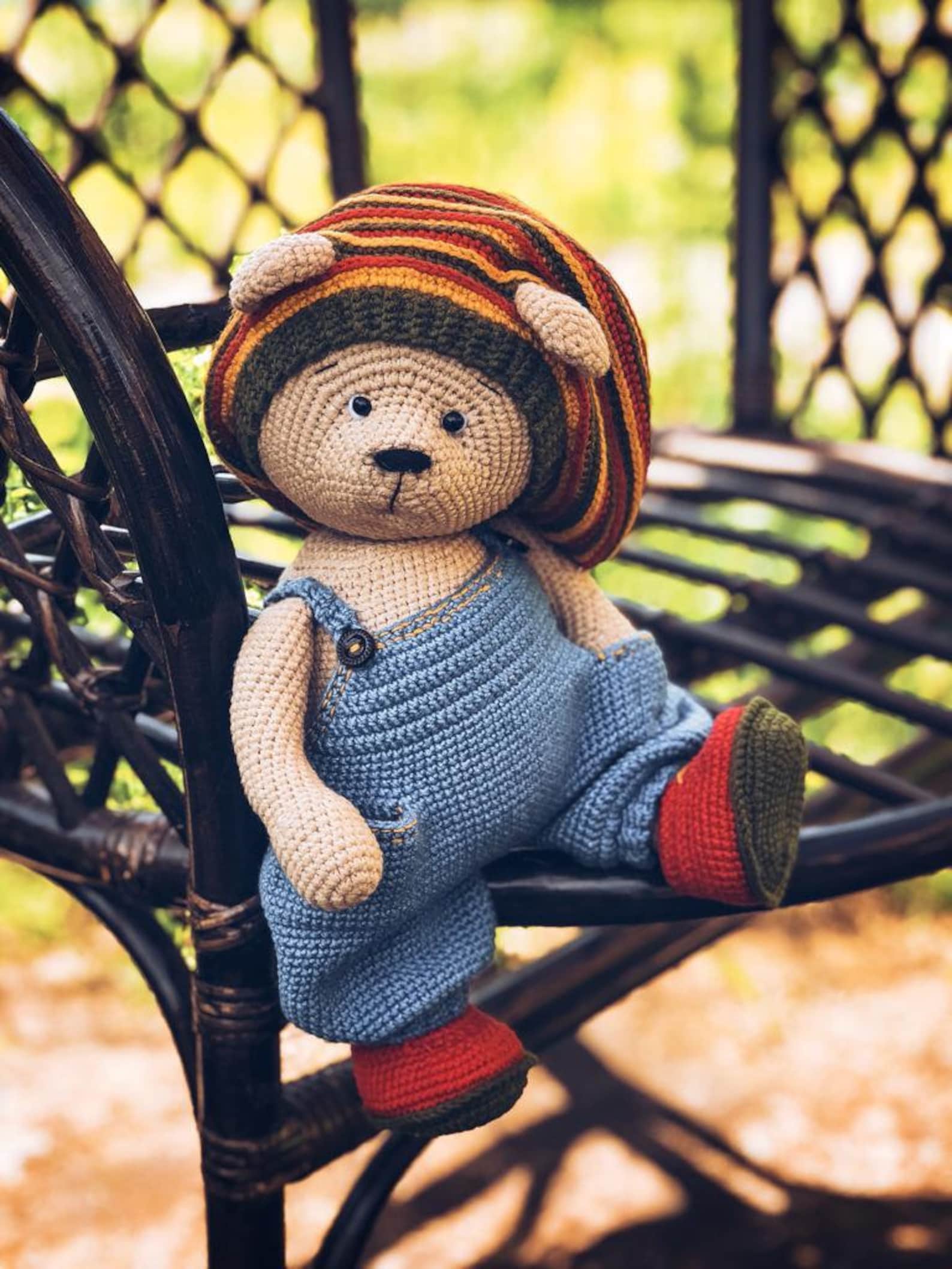 Pattern Crochet Clothes for Teddy Bear. - Etsy