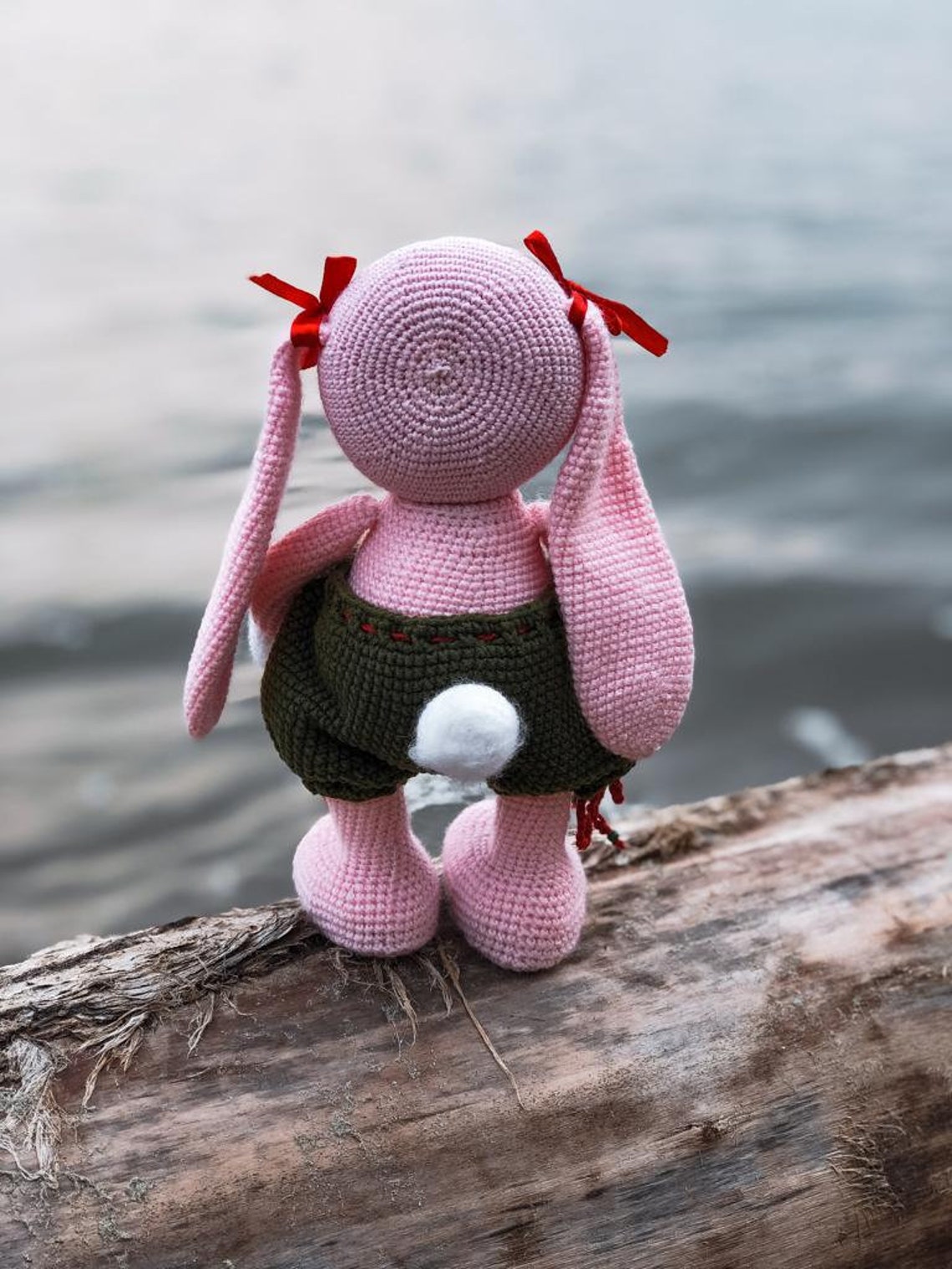 Crochet Pattern of Christmas Dwarf Rabbit Outfits With Little - Etsy