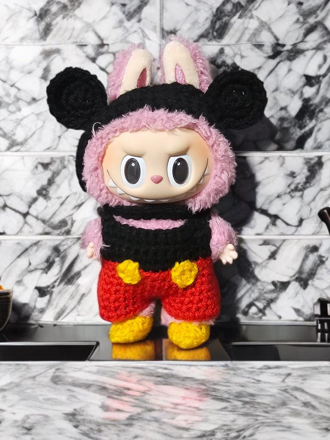 Labubu Clothing - Popmart the Monster Labubu - Crocheted Doll Clothes ...