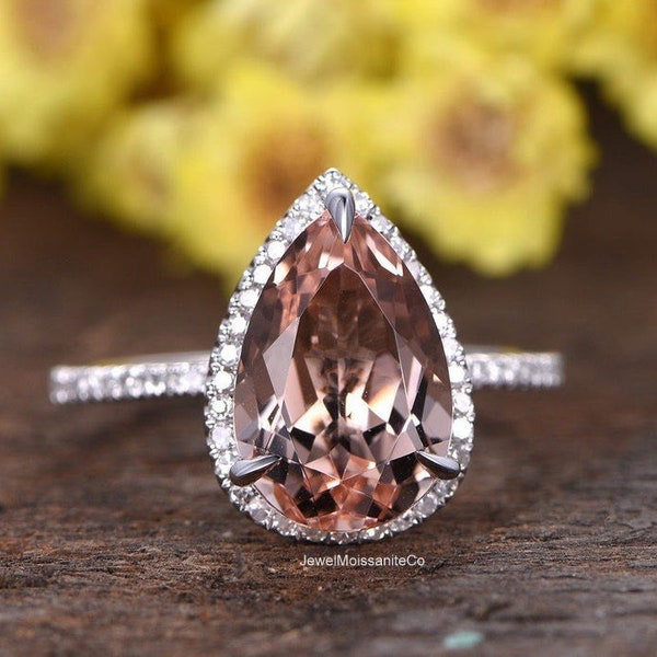Pear Morganite - Etsy