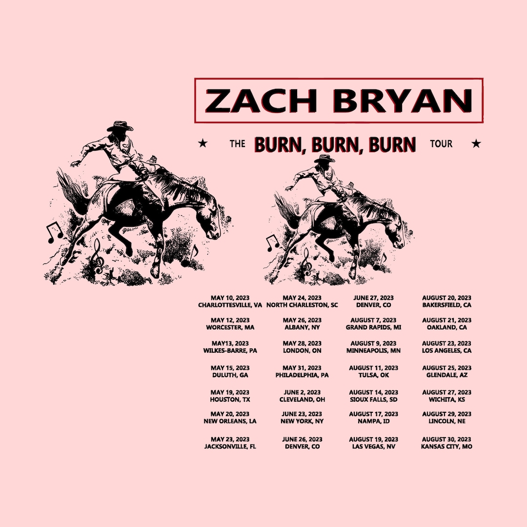 Zach Bryan Tour 2023 Png Zach Bryan Png American Heartbreak - Etsy Ireland