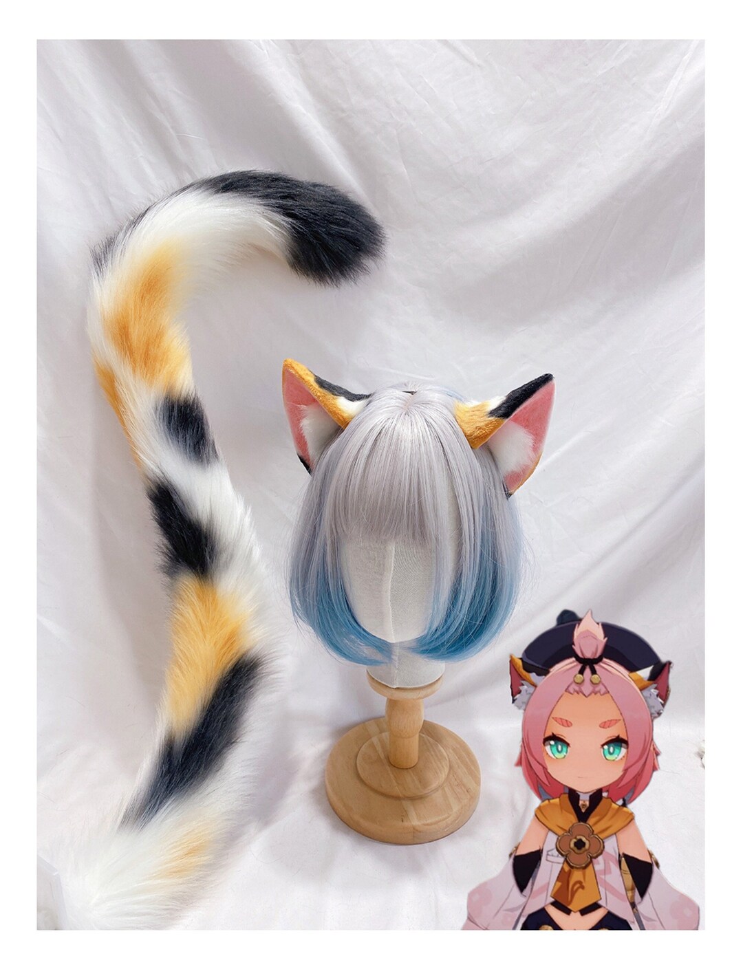 Anime Animals Ears Tail Set for Cosplay Partyhalloween Cat - Etsy
