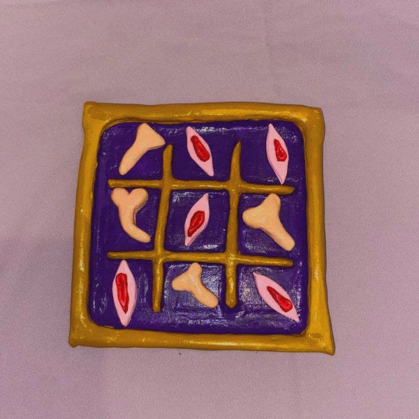 Clay Tic Tac Toe Board - Etsy