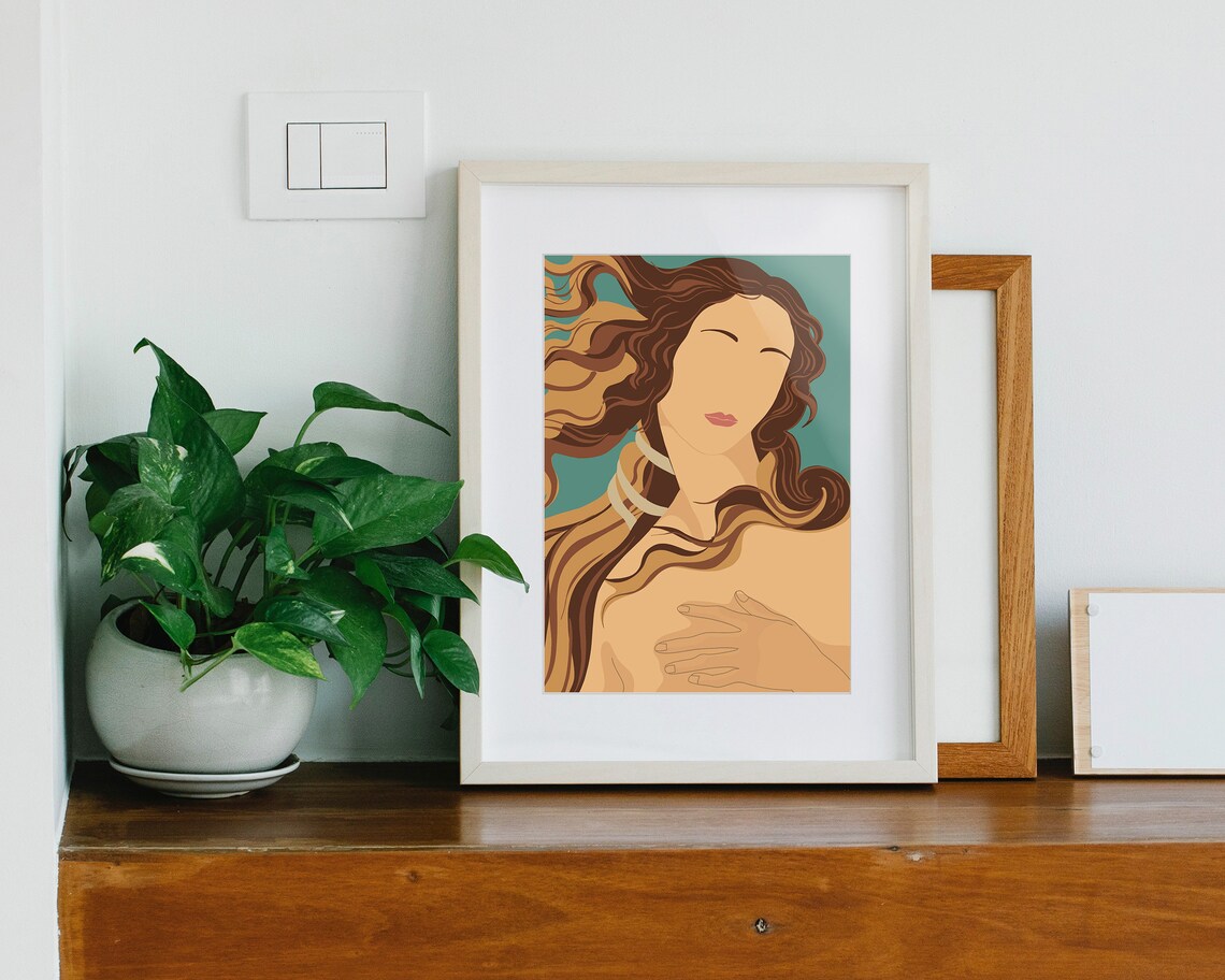 Venus Poster, Printable Wall Art, the Birth of Venus High Quality ...