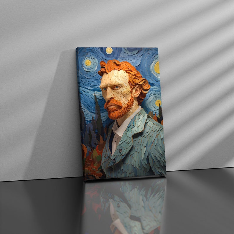 Vincent the Woody Masterpiece Wall Art Home & Office Decor Instant ...