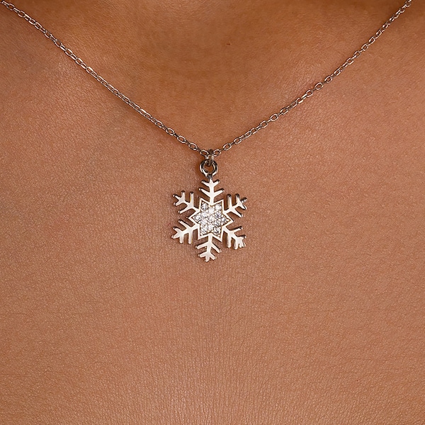 Snowflake Jewelry - Etsy