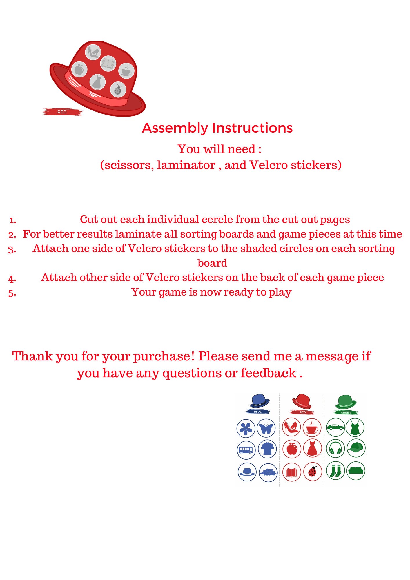 Printable Color and Object Sorting Activity for Toddlers, DIY Crafts ...