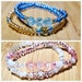 Pink Beaded Stretch Bracelet With 'GEN X' or 'GEN Z' Letter Beads - Etsy