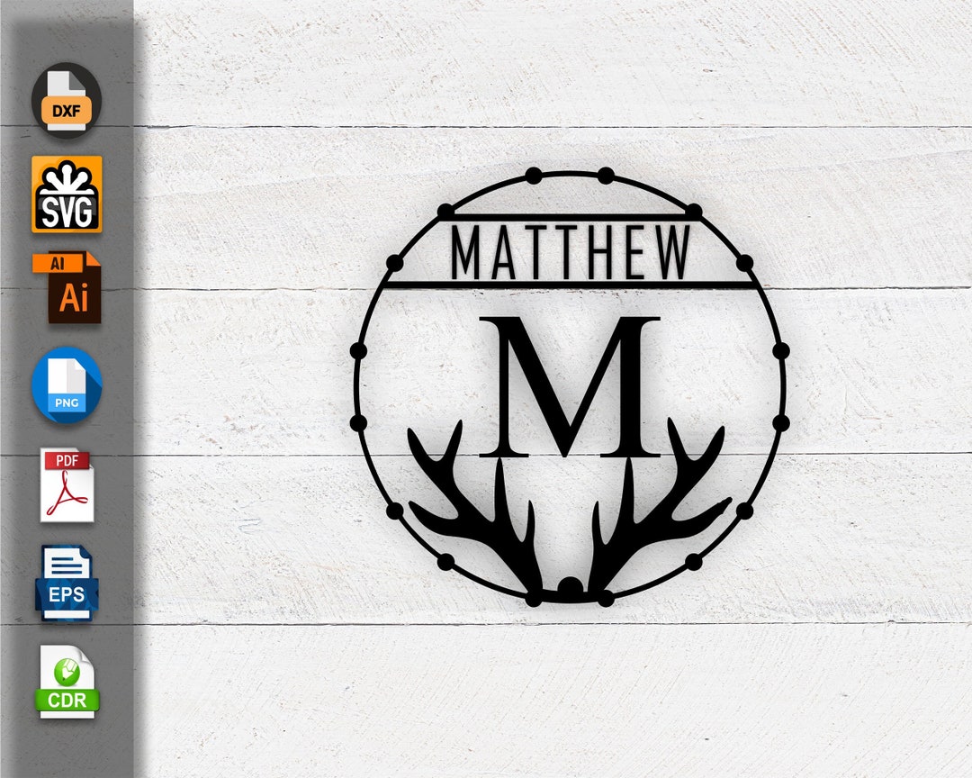 Split Monogram 2 SVG & Font File L Split Alphabeth Monogram Svg L ...