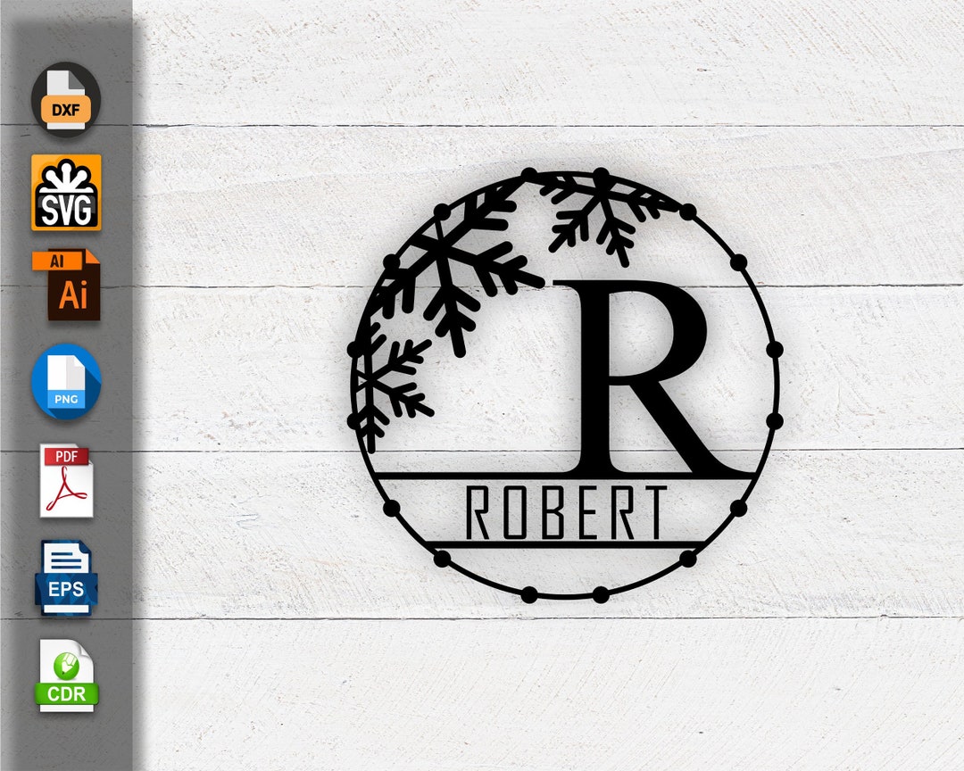 2 Split Monogram Svg's & Font File L Split Alphabet Monogram Svg L ...