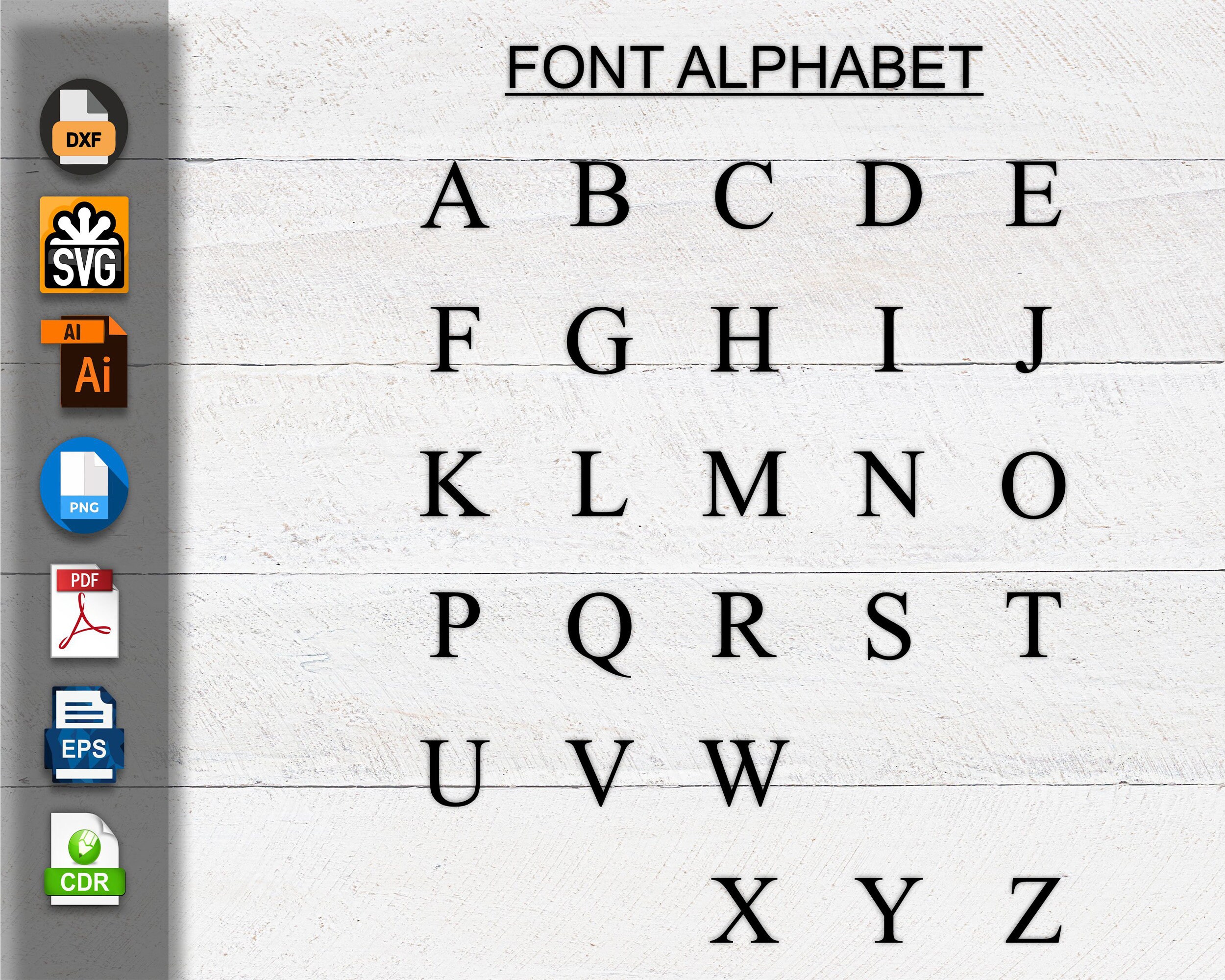 Split Monogram 2 SVG & Font File L Split Alphabeth Monogram Svg L ...