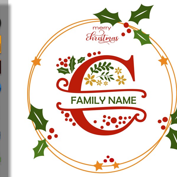 Monogram Christmas - Etsy