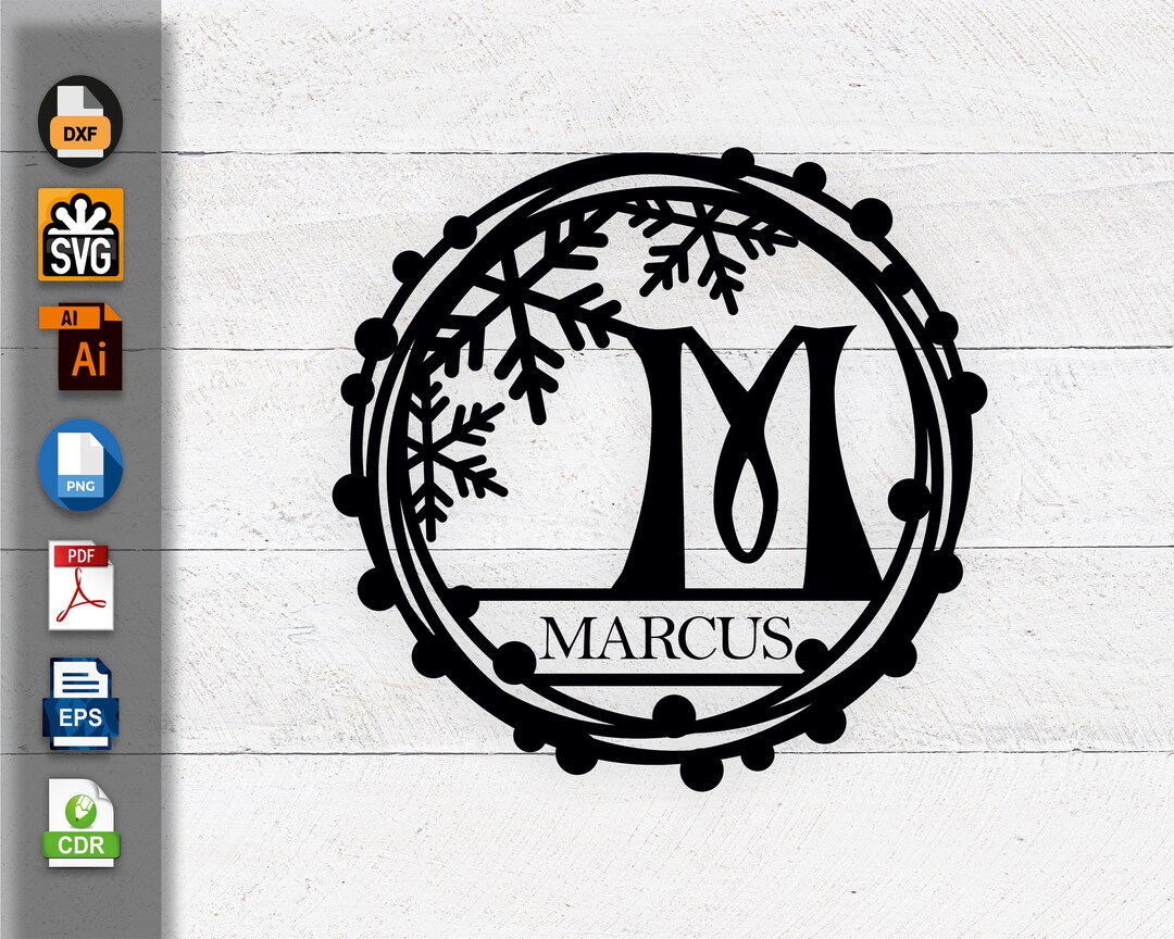 Split Monogram SVG & Font File 2 L Split Alphabet Monogram Svg L ...