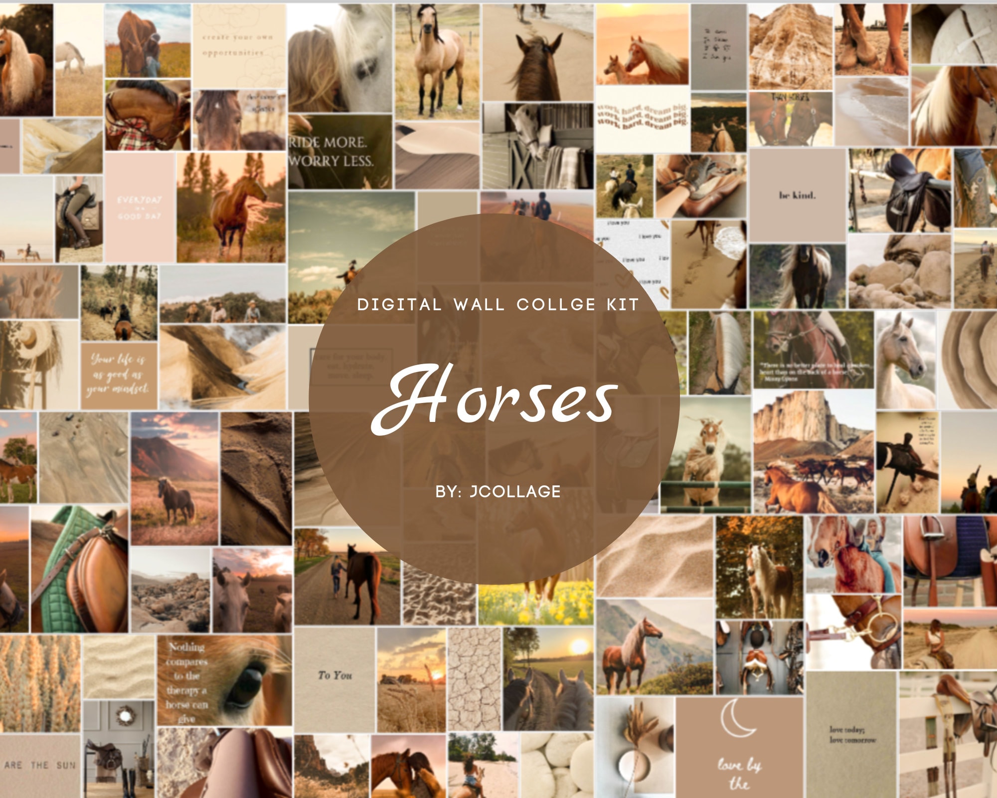 Horse Collage