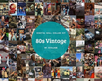 80s Photo Collage - Etsy
