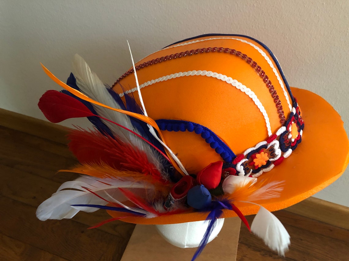 Foam Bowler Hat in Dutch Colors - Etsy