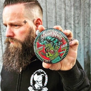 Hair Grease for Men Scissor Hands BARBER Strong Hold Grease 30 60 115 ...