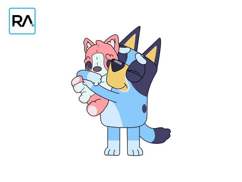 Bluey SVG Bluey Clipart Bluey Birthday For Silhouette Cut - Etsy Polska