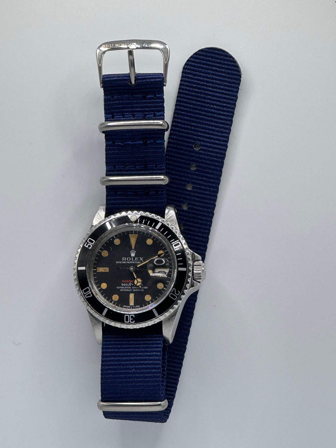 Nylon Watch Straps Band Navy Blue - Etsy