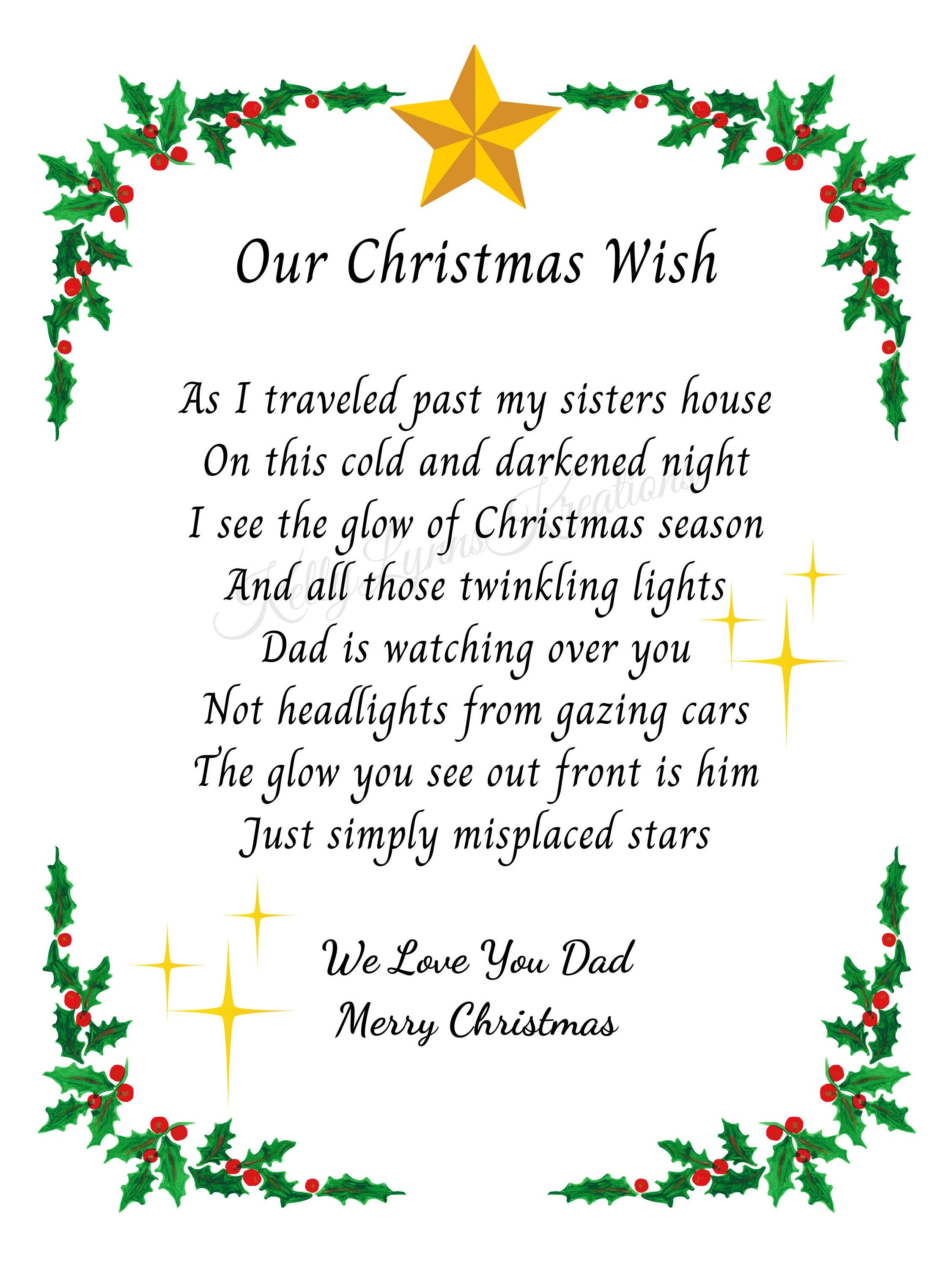 Christmas Poems For Friends