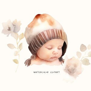Watercolor Baby Clothes Clipart: Boho Nursery PNG (digital Download) - Etsy