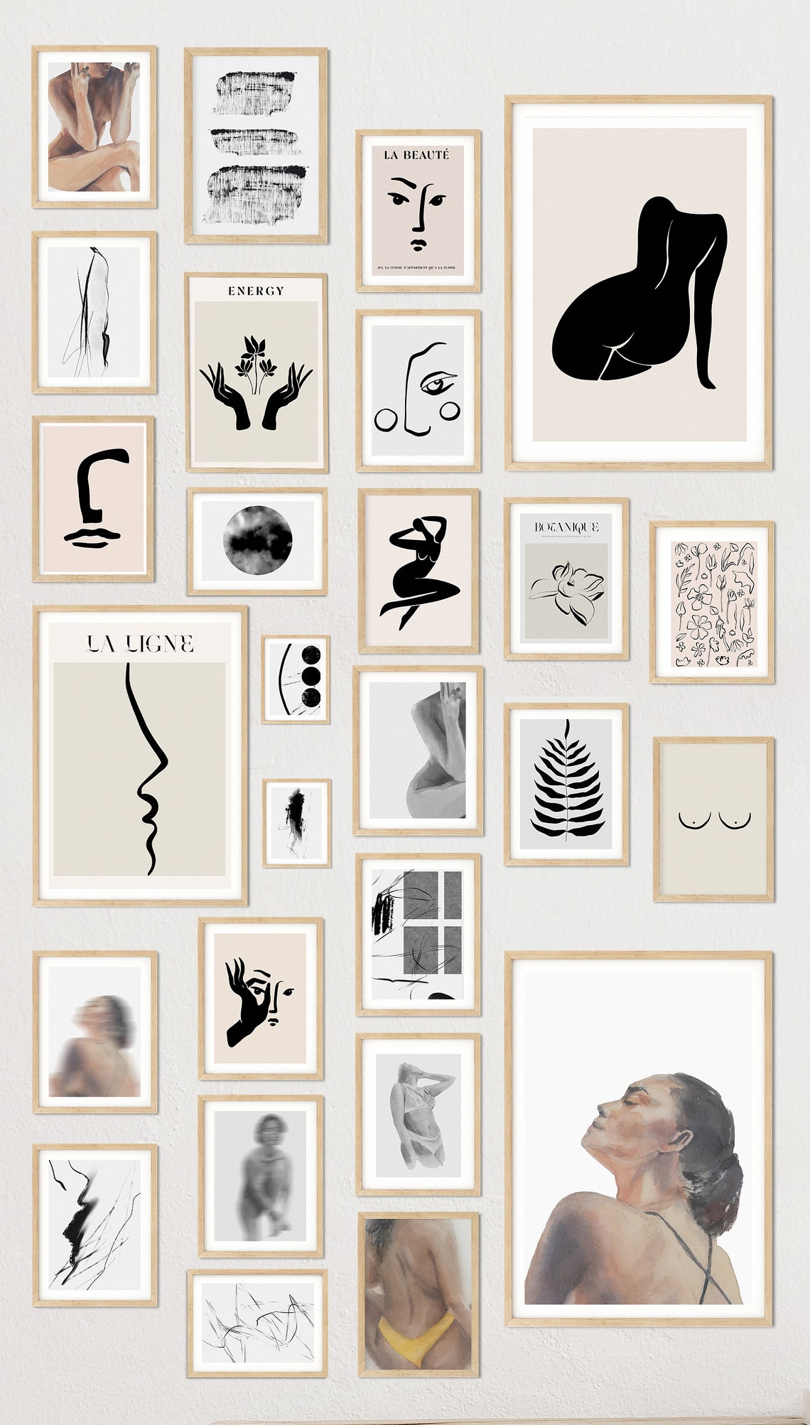 Body Positive. Feminine Art. Watercolor and Vector Bundle. - Etsy