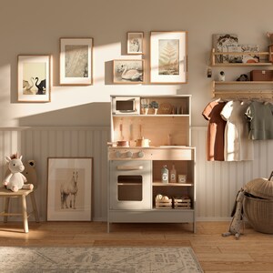 71 Eclectic Vintage Neutral Nursery Print. Poster Bundle for Kid ...