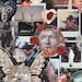 Cryptic Mixed Media Collage Kit: Surreal Graphic Elements (digital ...