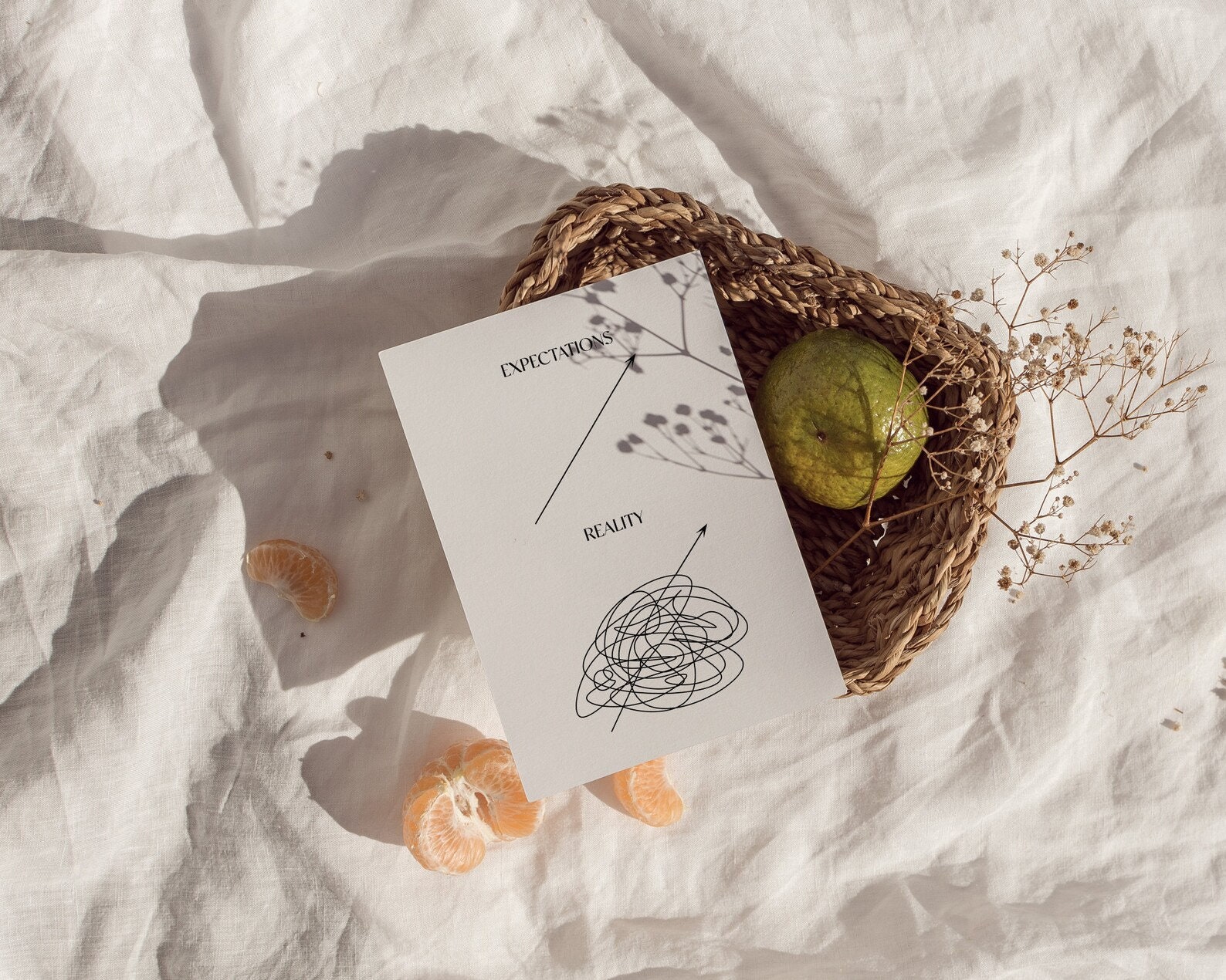 Expectation Vs Reality Digital Poster. Self Love Mental - Etsy