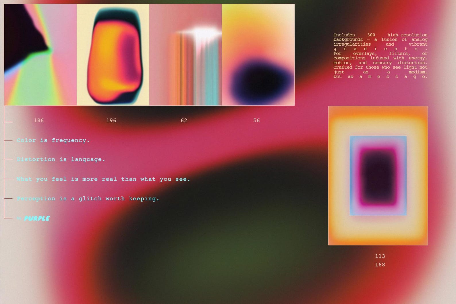 Abstract Gradient Texture Overlays: 200 JPG Backgrounds (digital ...