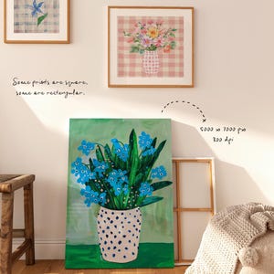 Colorful English Cottage Gallery Wall Decor - 120 Vintage Floral Prints ...