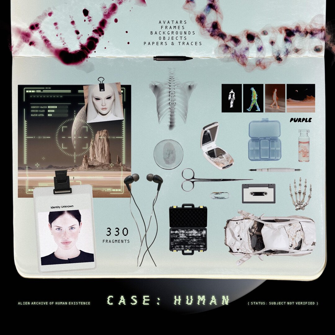 Case: Human. Cinematic Sci-fi Archive Collage. - Etsy
