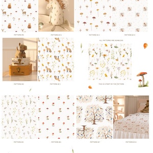 15 Watercolor Autumn Digital Papers. Commercial Use. Scrapbook Paper ...