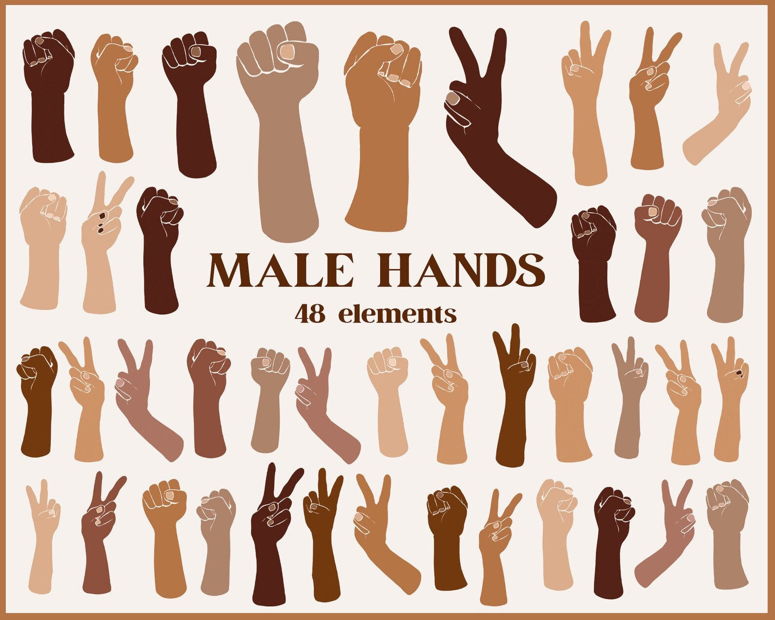 Power Fist Hand Svg Clipart Power Svg Male Punch Svg - Etsy