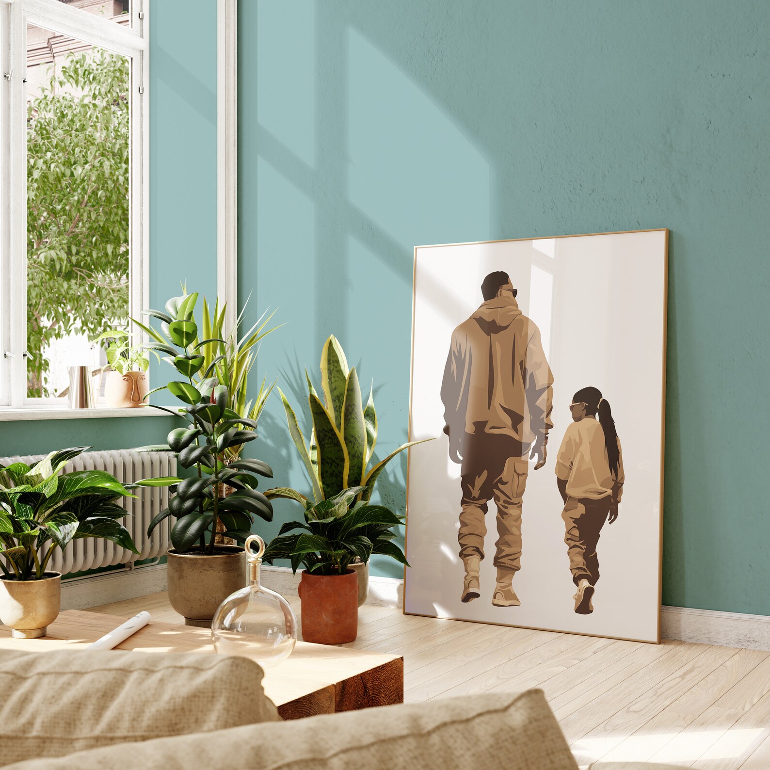 Abstract Fathers Clipart Abstract Dad Prints SVG Clipart - Etsy