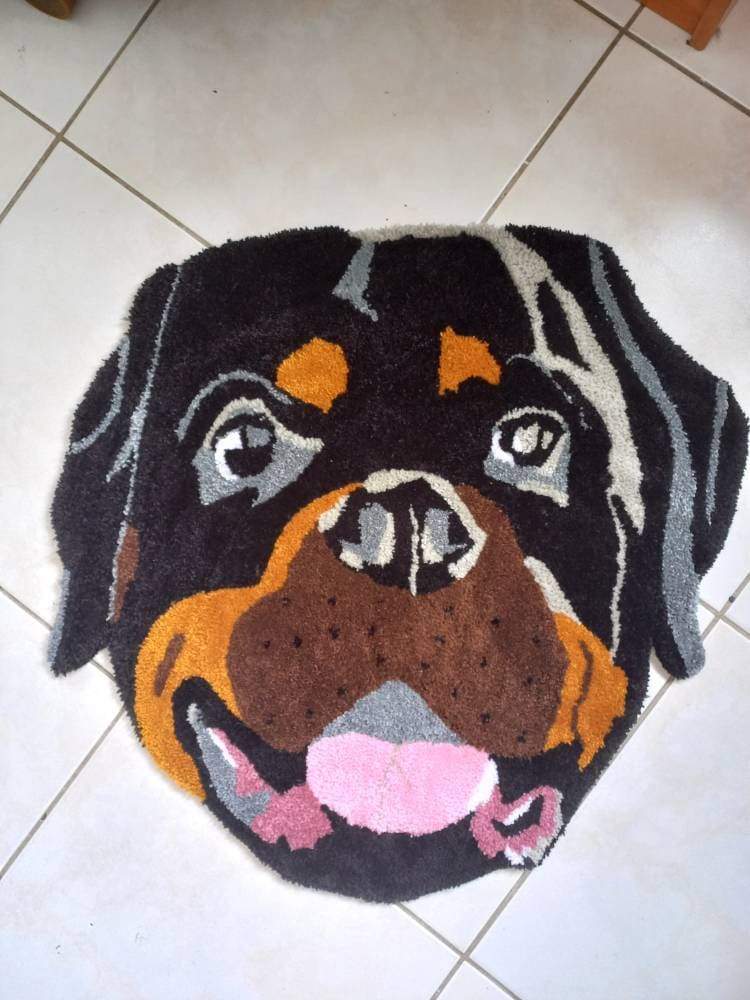 Handmade Tufting Dog Mat Cozy Acrylic Pet Bed for Comfortable Dog ...