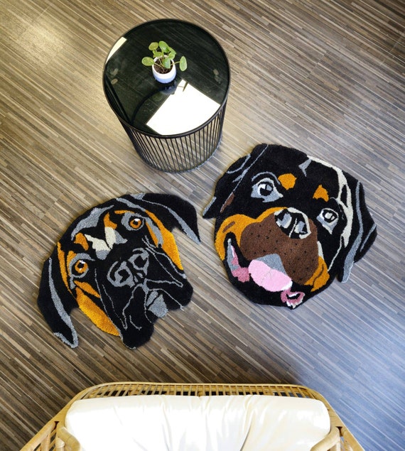 Handmade Tufting Dog Mat Cozy Acrylic Pet Bed for Comfortable Dog Sleeping Durable and Stylish Pet Accessory Etsy France