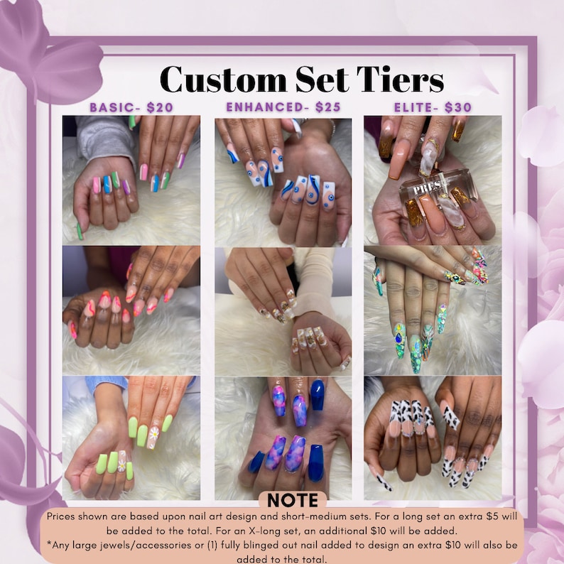 Custom Nail Set - Etsy
