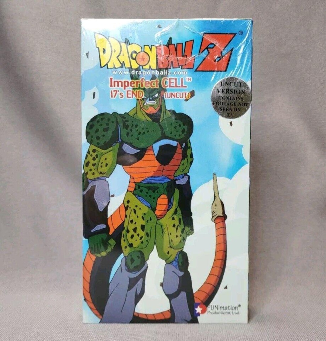 Dragon Ball Z Imperfect Cell Saga 17's End Uncut Version DBZ VHS Tape ...
