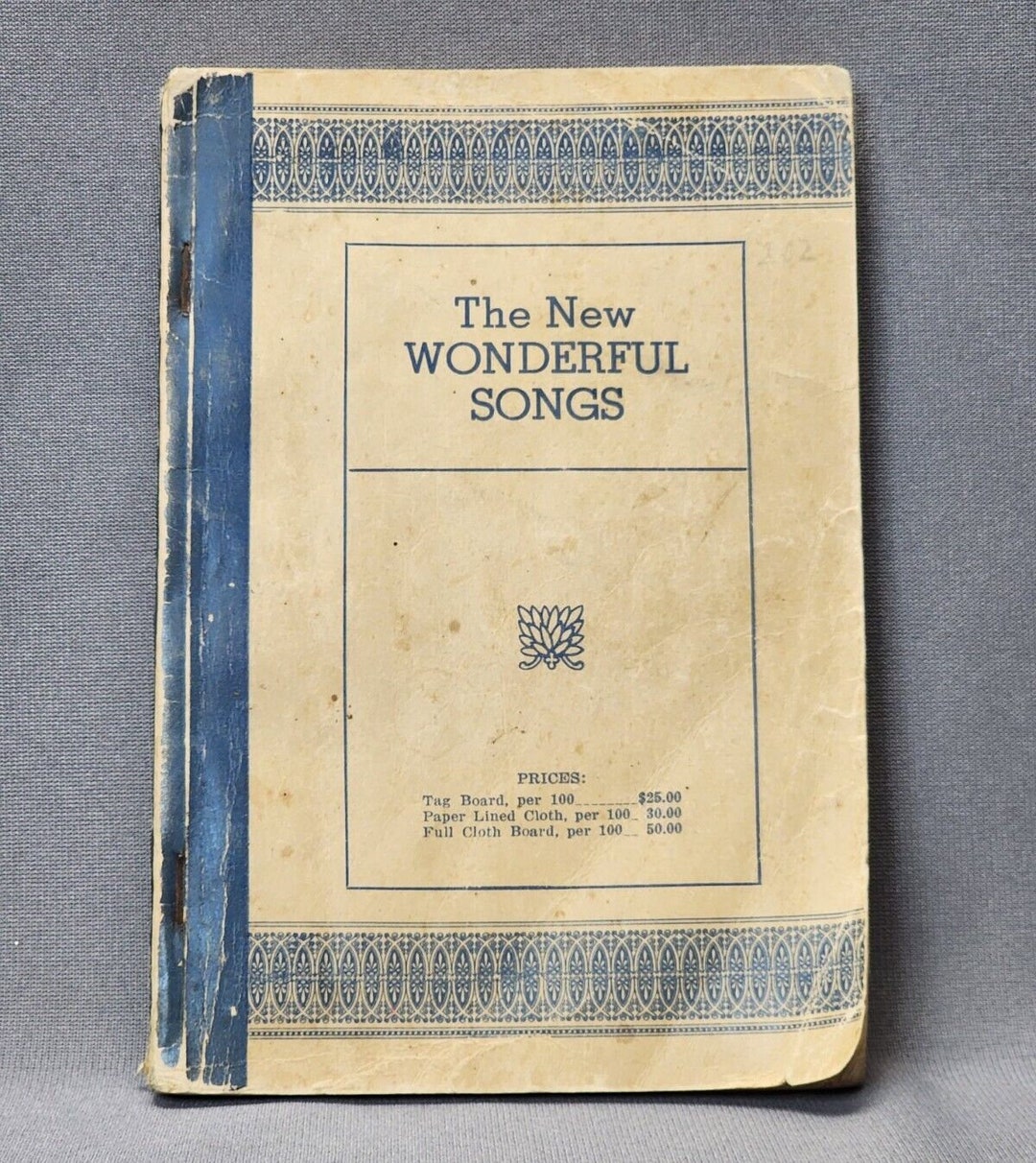 The New Wonderful Songs for Work & Worship Hymnal Vintage, 1938 Hymns ...