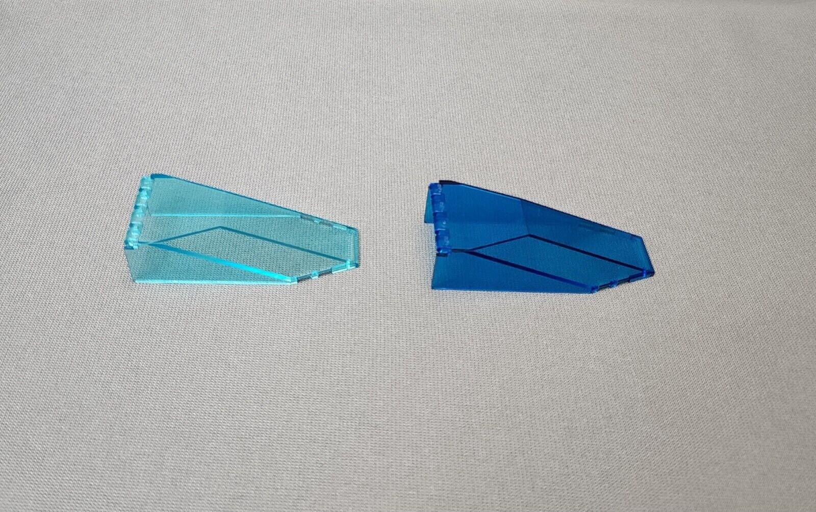 Lego 2507 Trans Light & Dark Blue Windscreen 10 X 4 X 2 1/3 Canopy ...