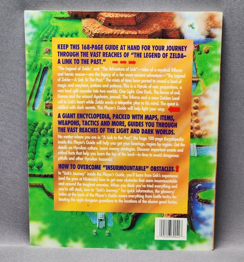 The Legend of Zelda A Link to the Past Nintendo Players Guide Book ...