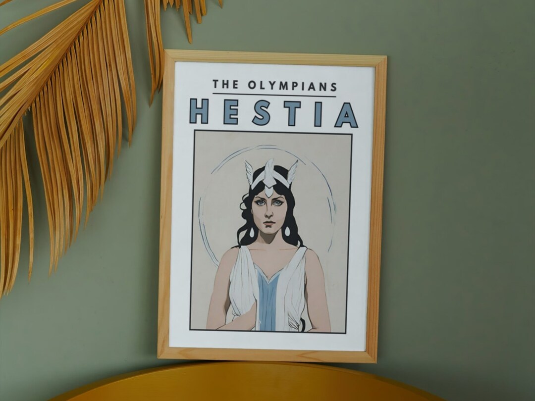 Hestia WALL ART | Retro Greek Gods | Printable Poster | Vintage ...