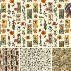 Light Academia DIGITAL PAPER 12 Unique Seamless Printable Designs ...