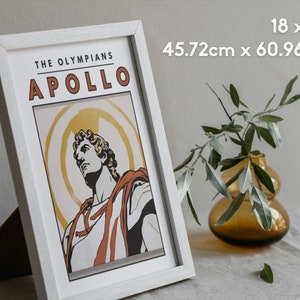 Apollo WALL ART | Retro Greek Gods | Printable Poster | Vintage ...